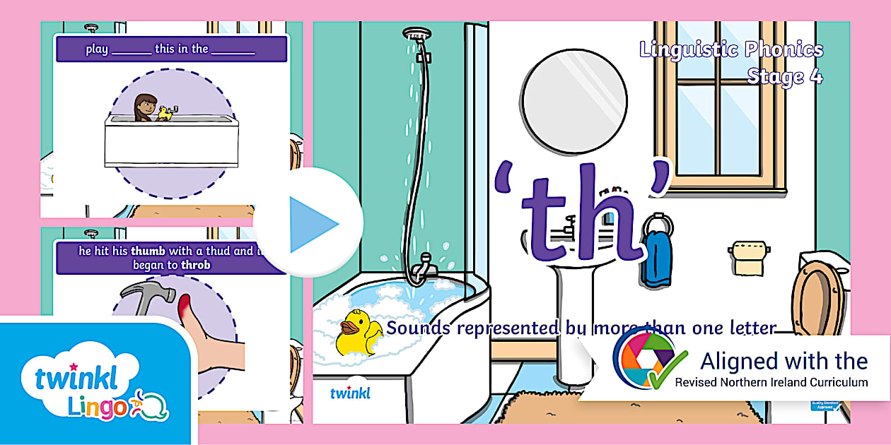 Linguistic Phonics Stage 4 'th' PowerPoint (Teacher-Made)