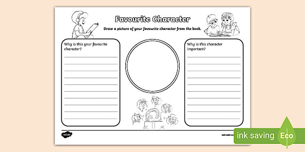 Favourite Character Reading Comprehension Activity - Twinkl