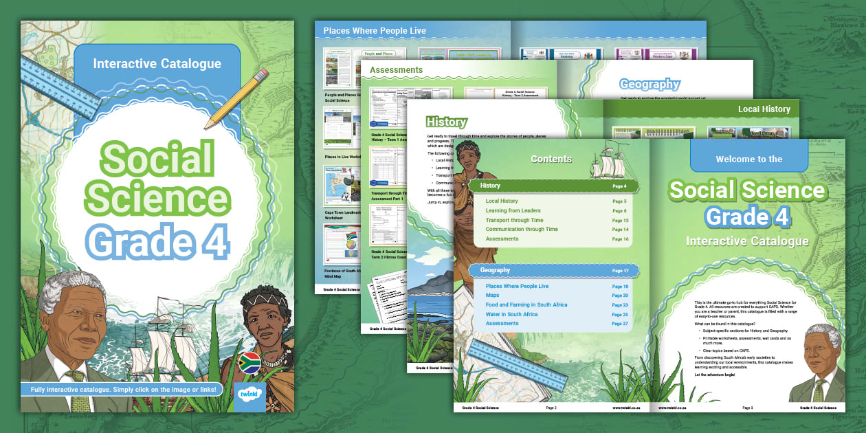 FREE! - Grade 4 Social Science Interactive Catalogue