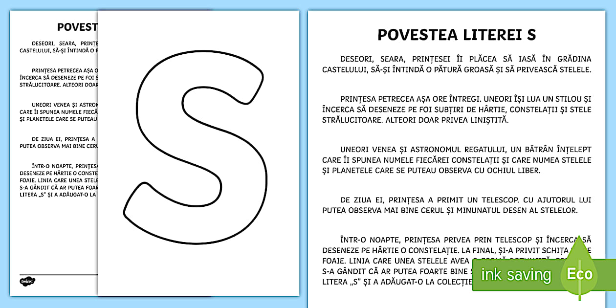 Povestea literei S - Resurse educaționale | Twinkl România
