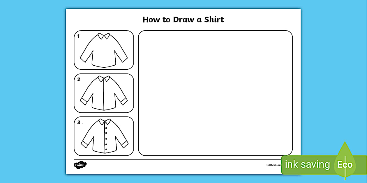 How to Draw a Shirt Activity