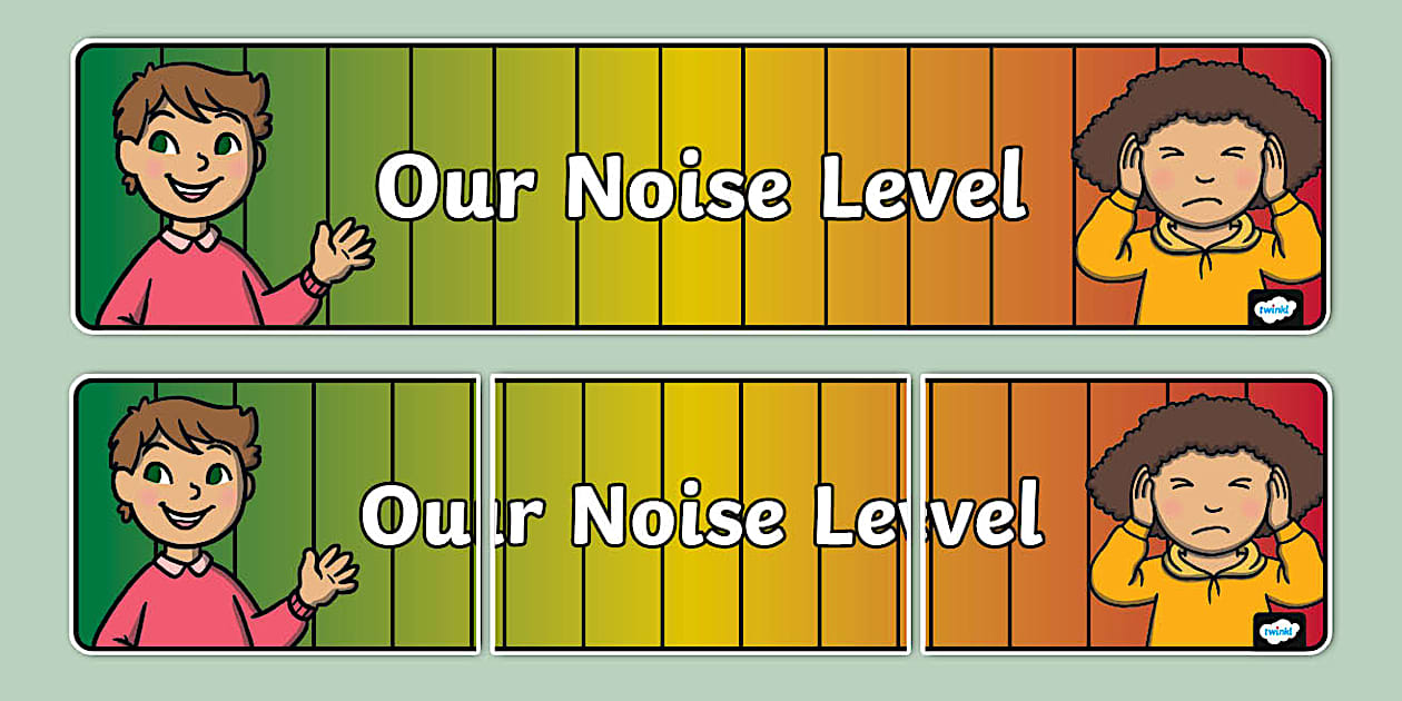 Our Noise Level Display Banner - KS1 - Classroom Management