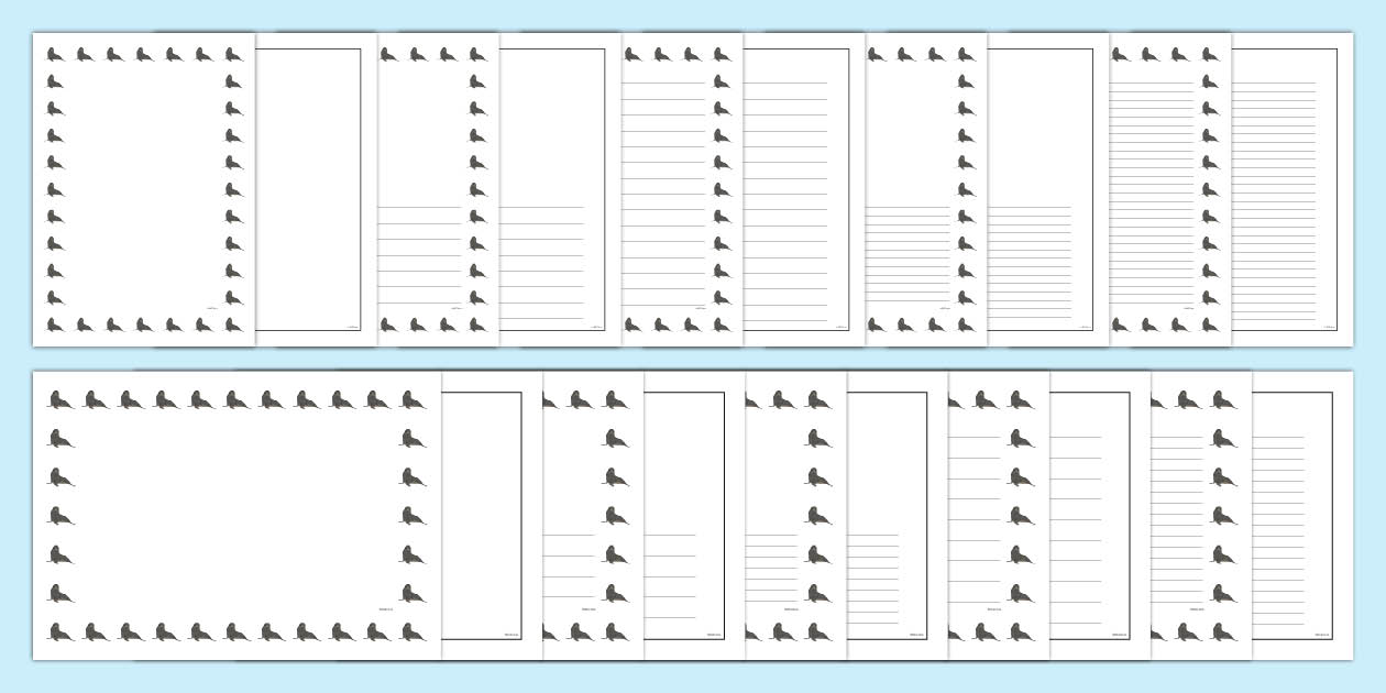 Printable Seal Page Border (teacher made) - Twinkl