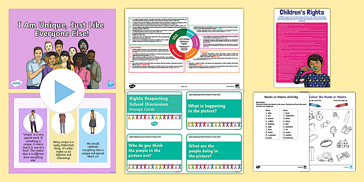 Rights Respecting School First Level IDL and Resource Pack