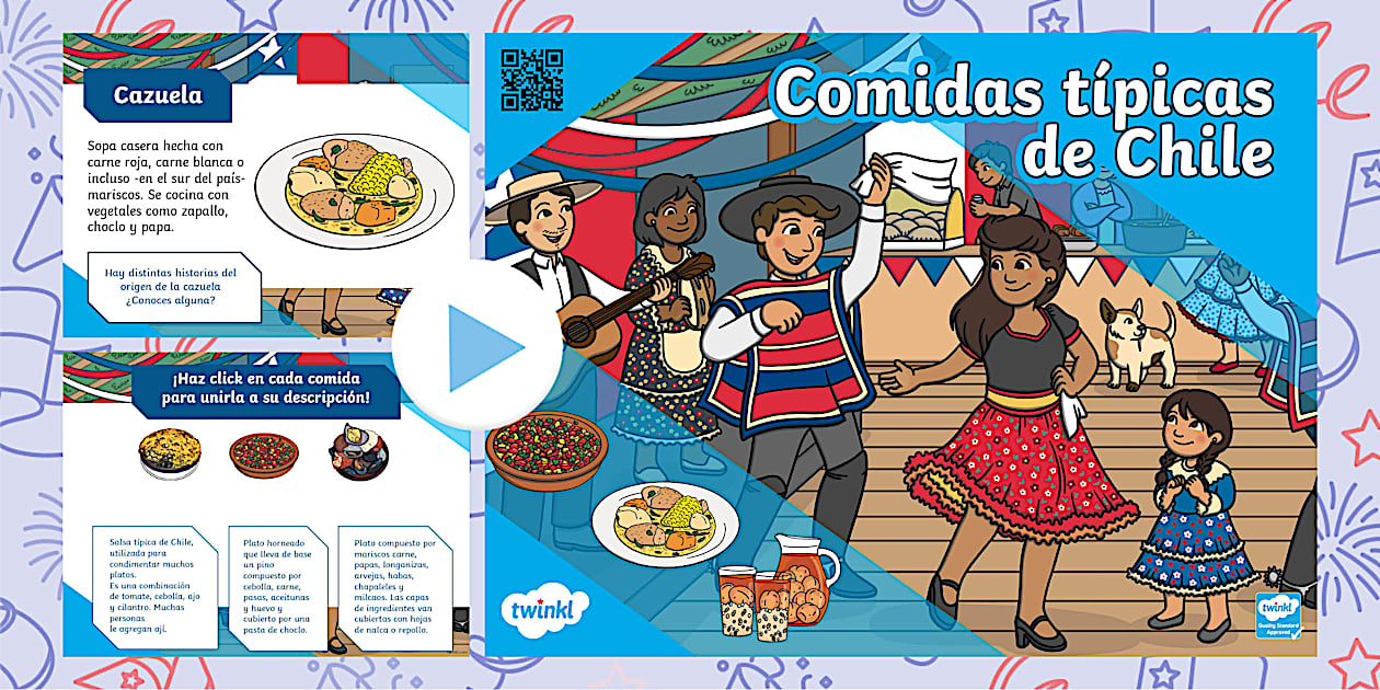 Comidas típicas de Chile: Powerpoint - Twinkl