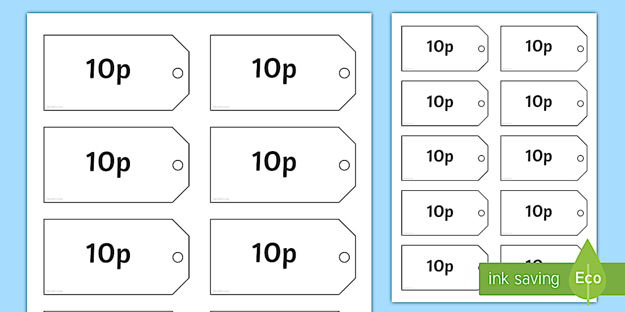 Supermarket Editable Price Tags (Teacher-Made) - Twinkl