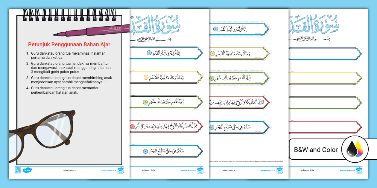 Kegiatan Menghafal Surat Al-Qadr