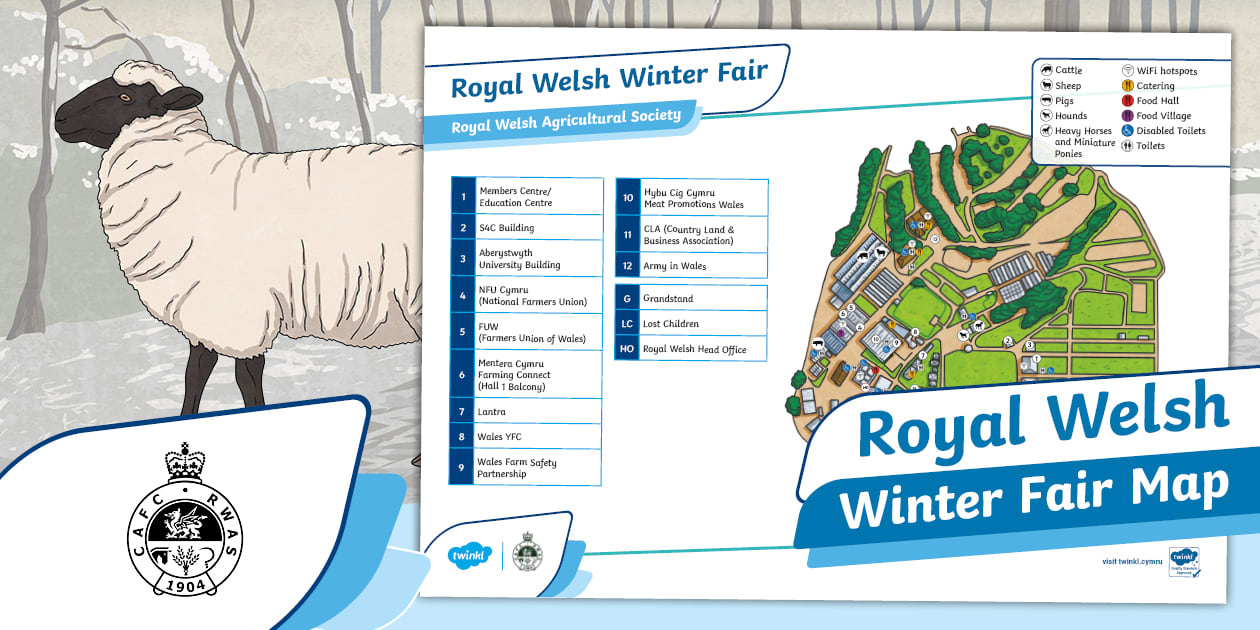 Winter Fair: Royal Welsh Show Map