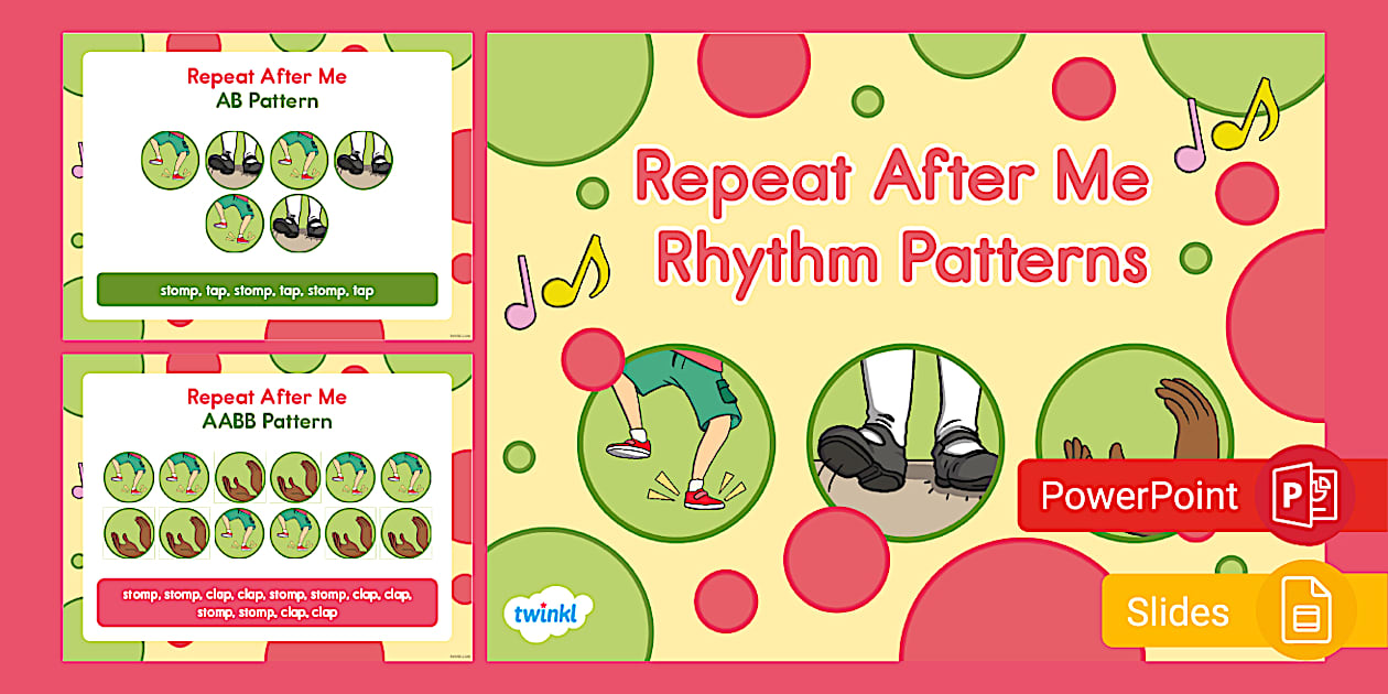 Beginner Clapping Rhythm Pattern PowerPoint | Twinkl USA