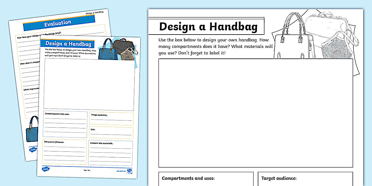 Design a Handbag Worksheet