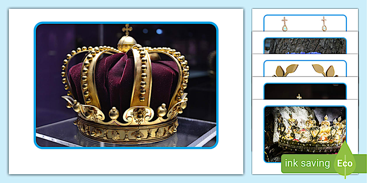 Crown Photo Pack - Twinkl - KS1 - Display
