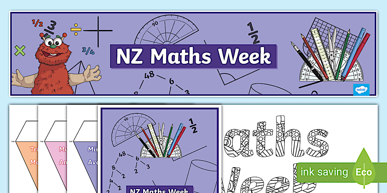 NZ Maths Week Display Pack - Years 5-6 - Twinkl NZ - Twinkl