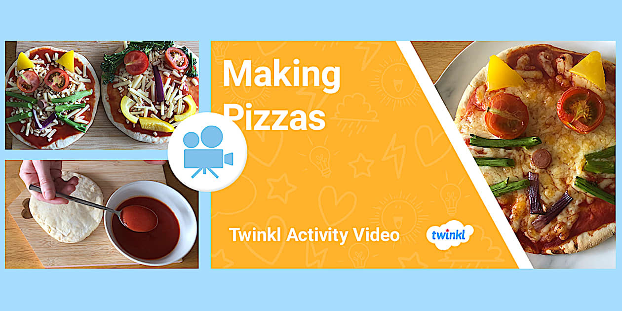 Pizza Recipe for Kids | Kindergarten Healthy Eating Activity