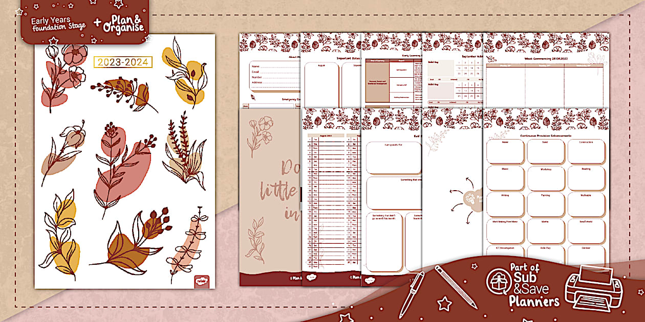 EYFS Practitioners Planner 2023-2024 (teacher made) - Twinkl