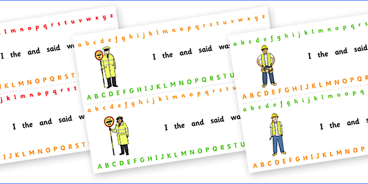Editable Alphabet Strips (teacher made) - Twinkl
