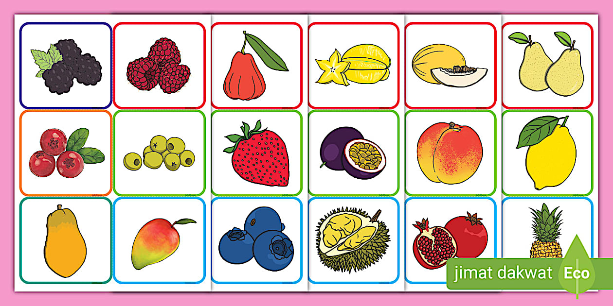 English Vocabulary Game - Fruits