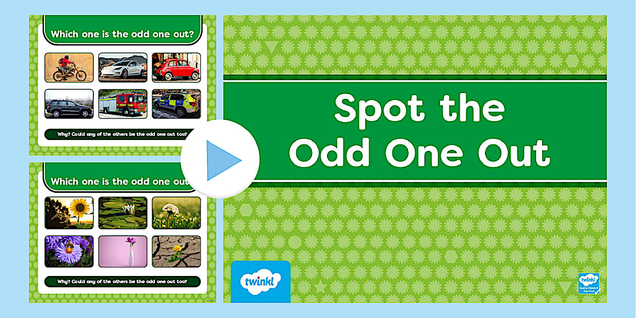 Spot the Odd One Out Photo PowerPoint - Twinkl