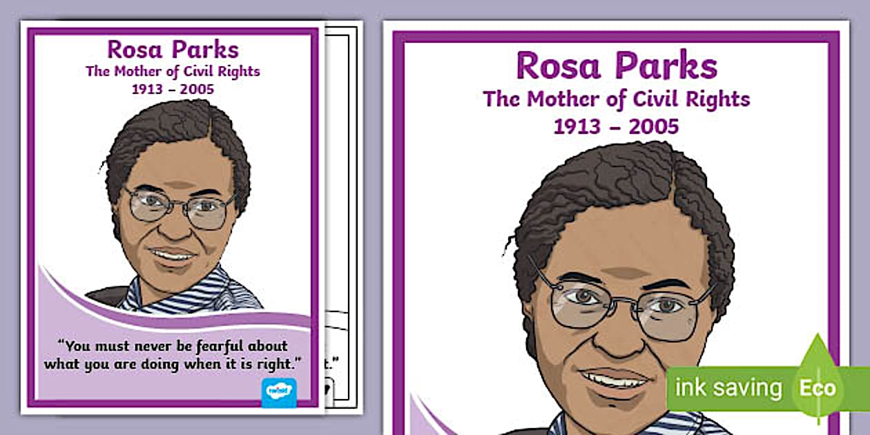 Rosa Parks Poster | Black History Month | Twinkl USA