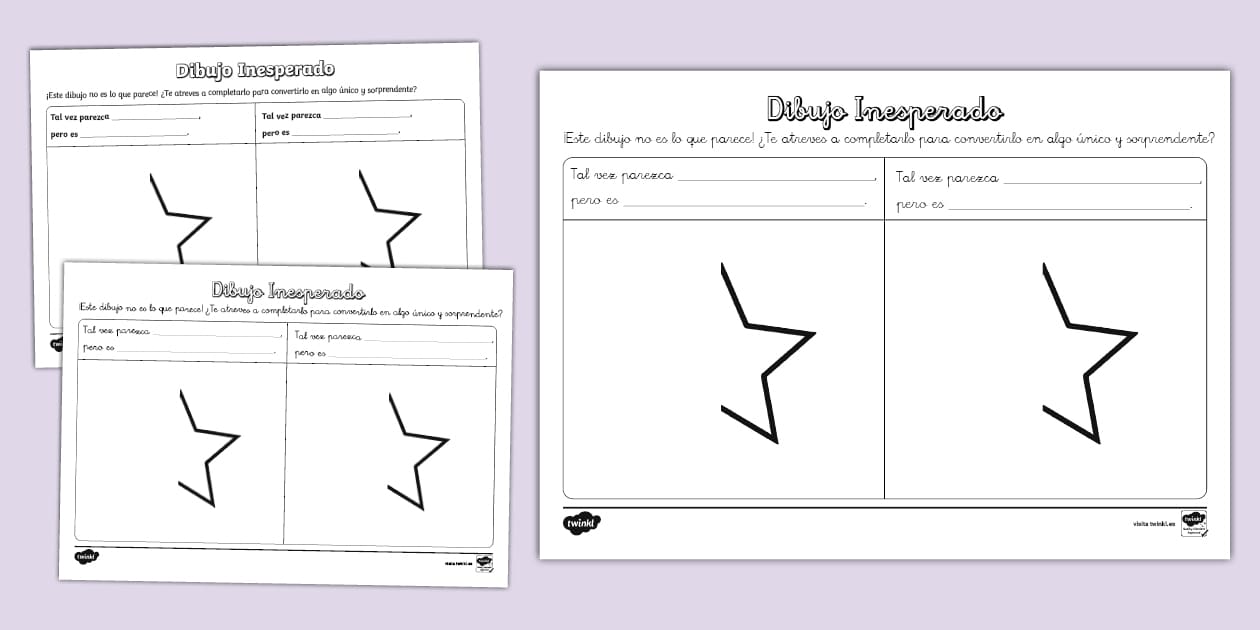 Dibujo creativo: No es una estrella (teacher made) - Twinkl