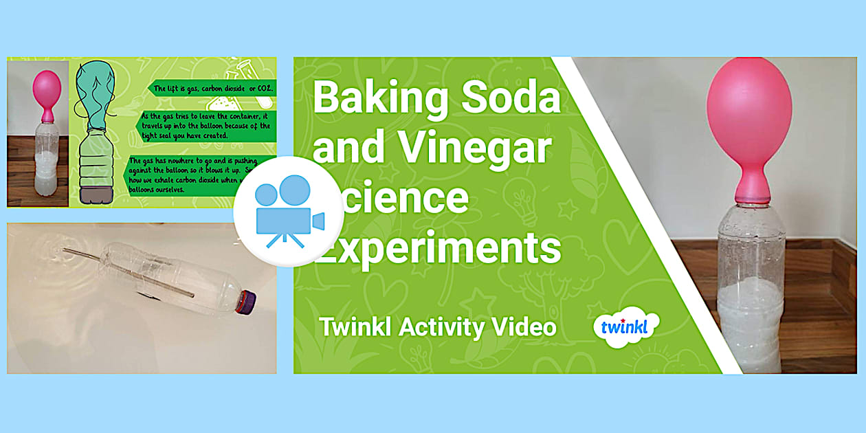 KS2 (Ages 7-11) Activity Video: Easy Baking Soda and Vinegar Science