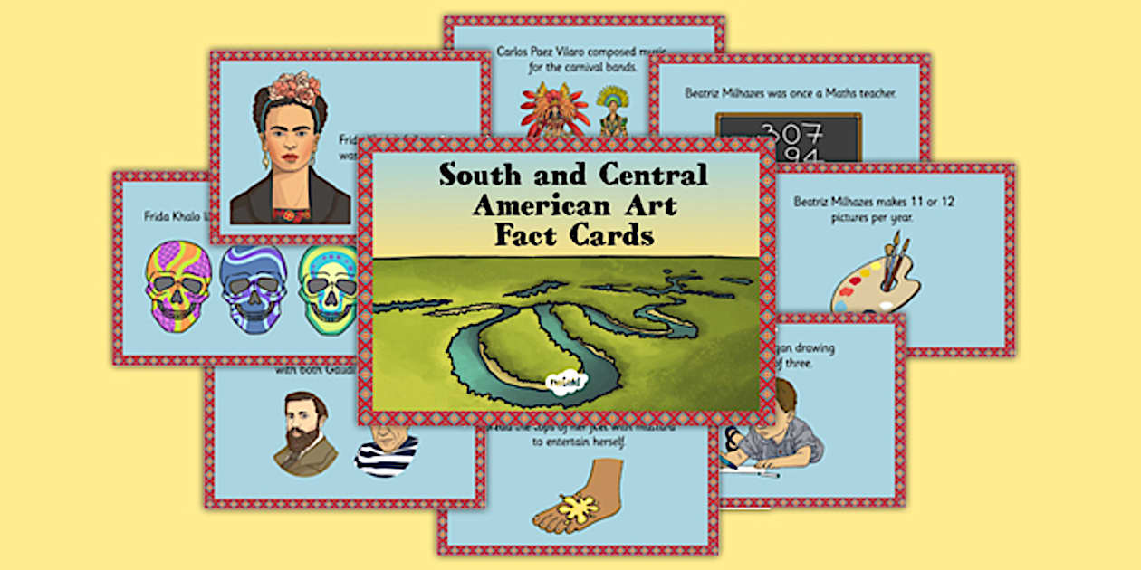 South and Central American Art Fact Cards (teacher made)