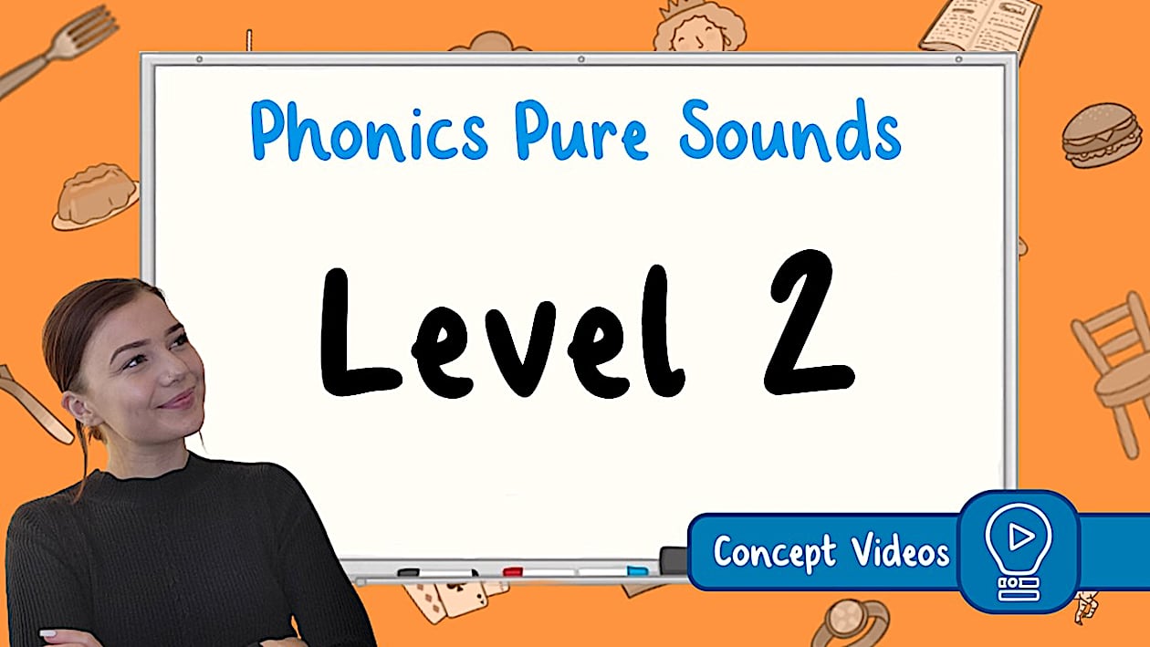 Level 2 Phonics Pure Sounds Individual Concept Videos