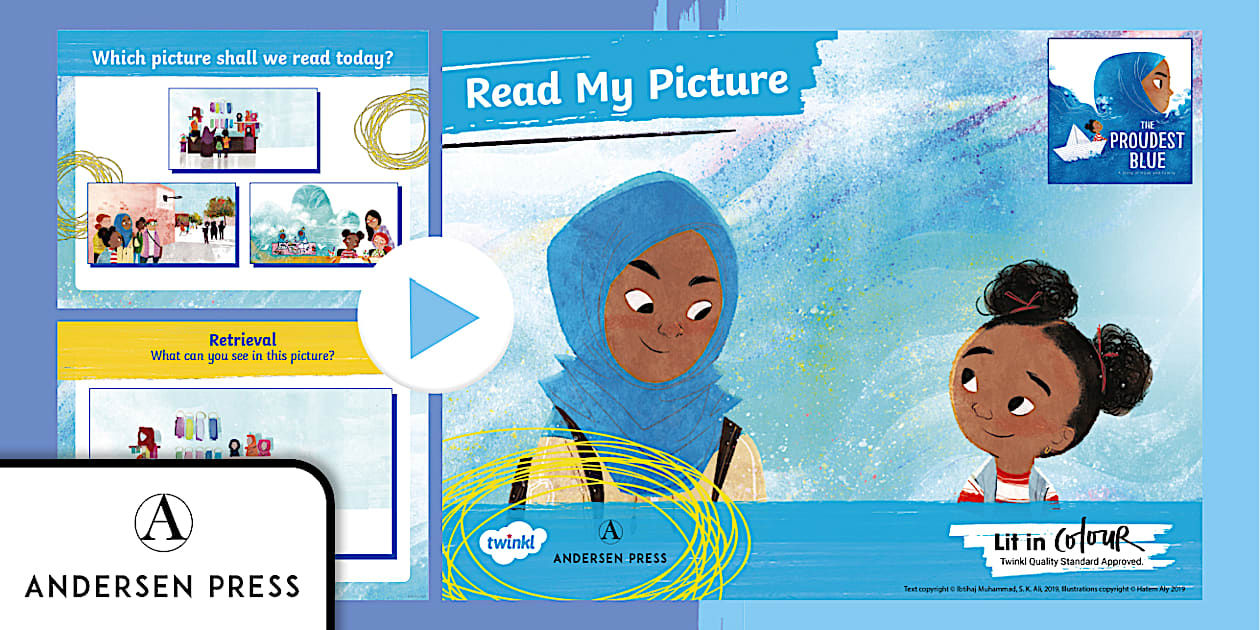 FREE! - The Proudest Blue: Read My Picture Activity PowerPoint