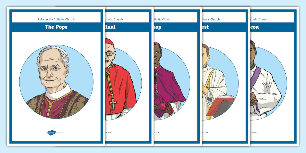 Roles in the Catholic Church Display Posters