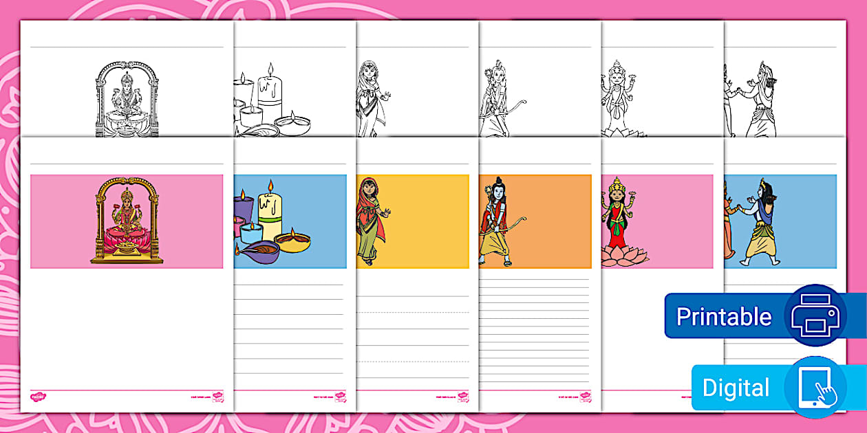 Diwali Writing Templates | Kindergarten Resource | Twinkl US