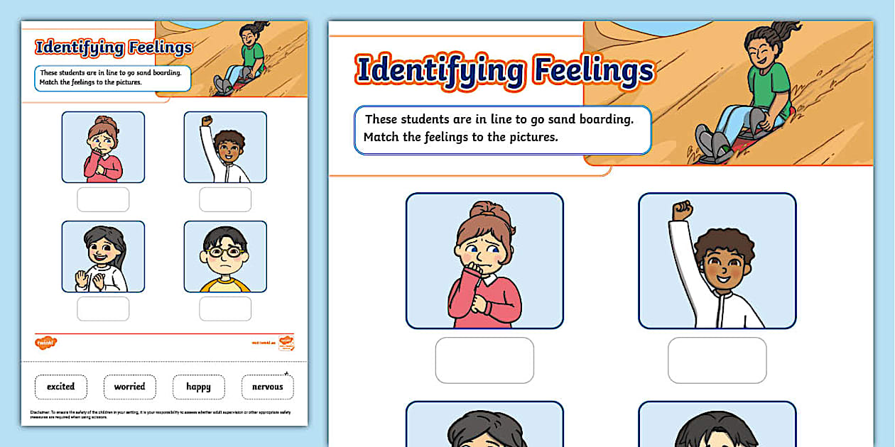 Moral Education Feelings Activity Sheet | Twinkl | UAE | KS2