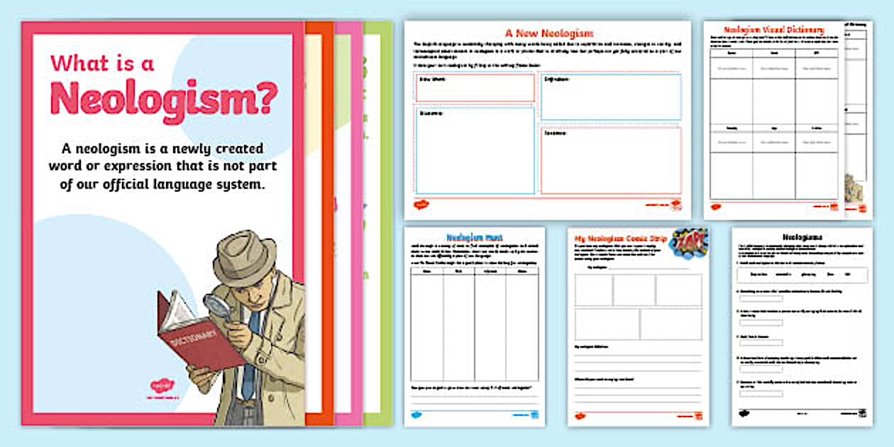 Neologisms Activity and Display Resource Pack (teacher made)