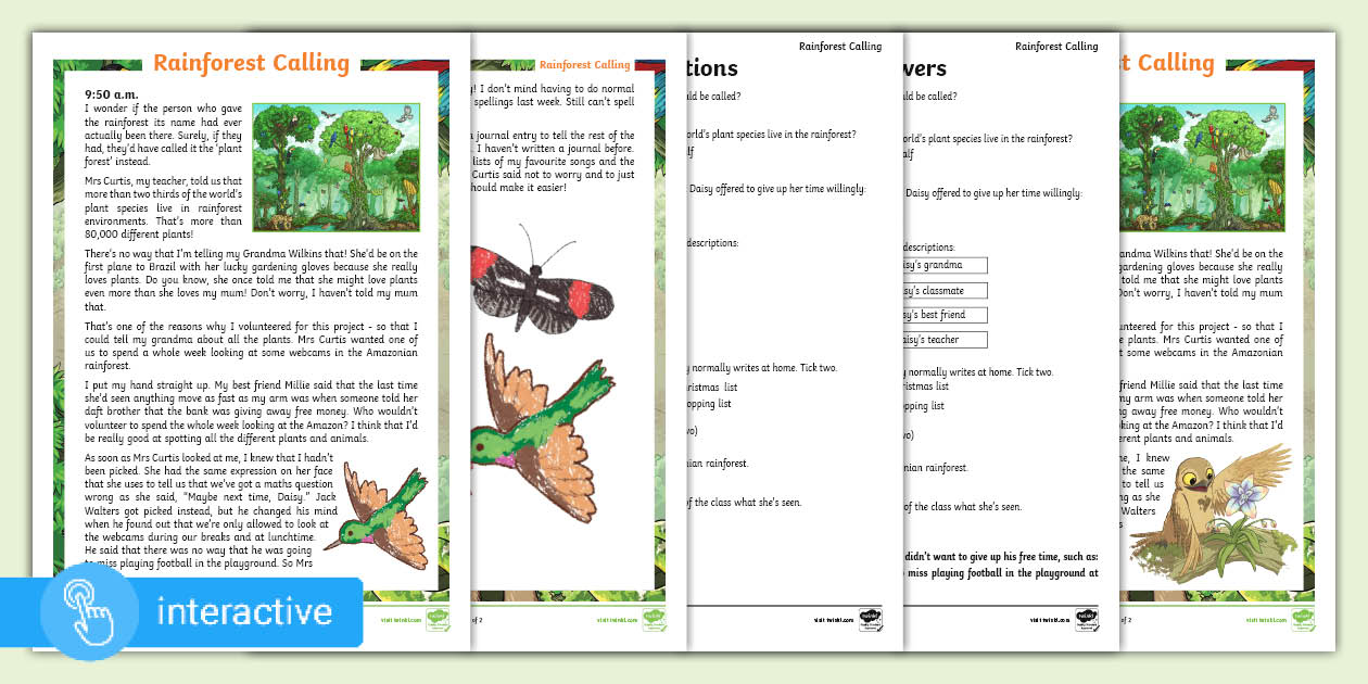 Diary Entry Reading Comprehension KS2 Activity - Twinkl