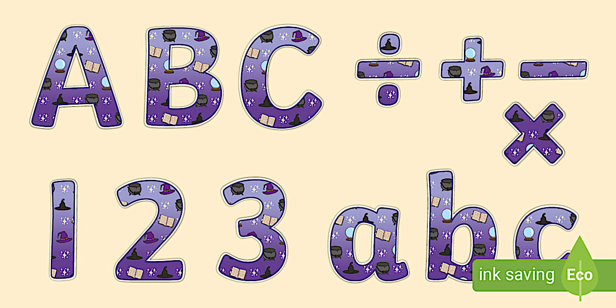 Magical Display Lettering - Twinkl