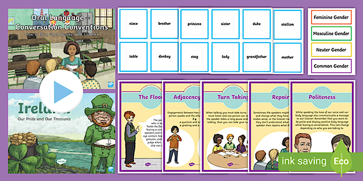 English Fifth/Sixth Class Oral Language Pack 2 - Twinkl