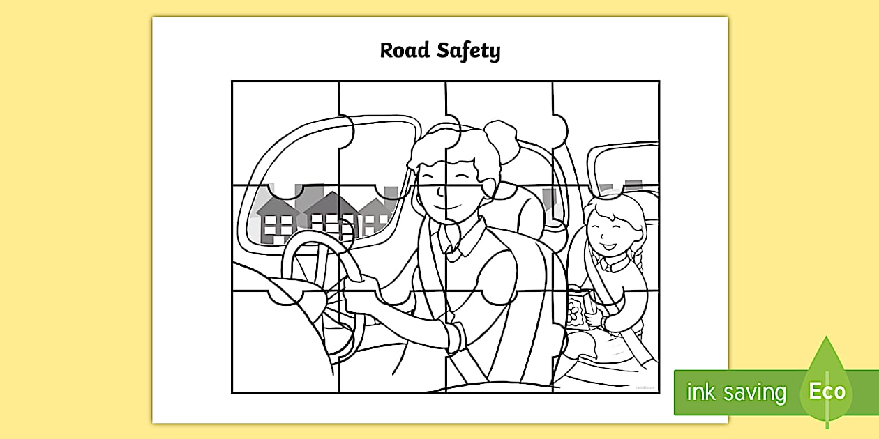 VIC Road Safety Jigsaw Puzzle Activity (teacher made)