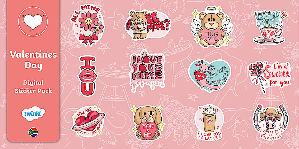 FREE! - Valentine's Day Digital Sticker Pack (teacher made)