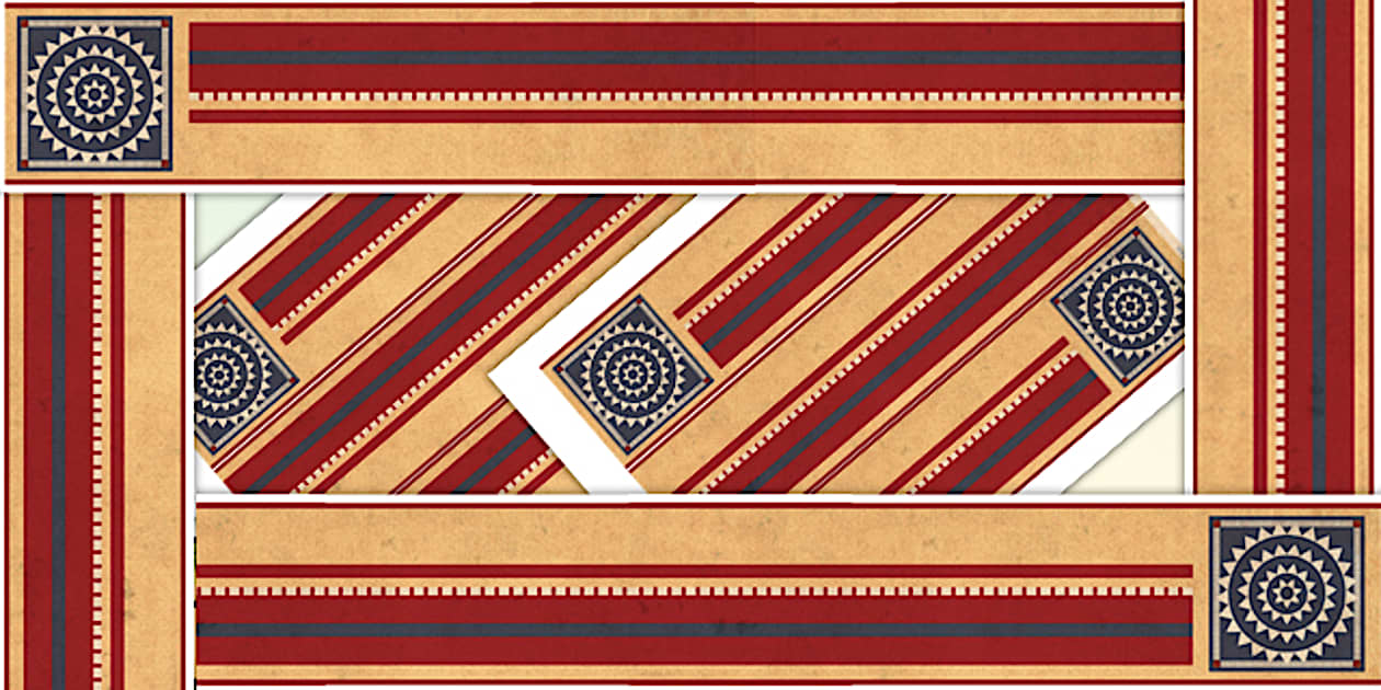 The Indus Valley Themed Border Pieces - Twinkl