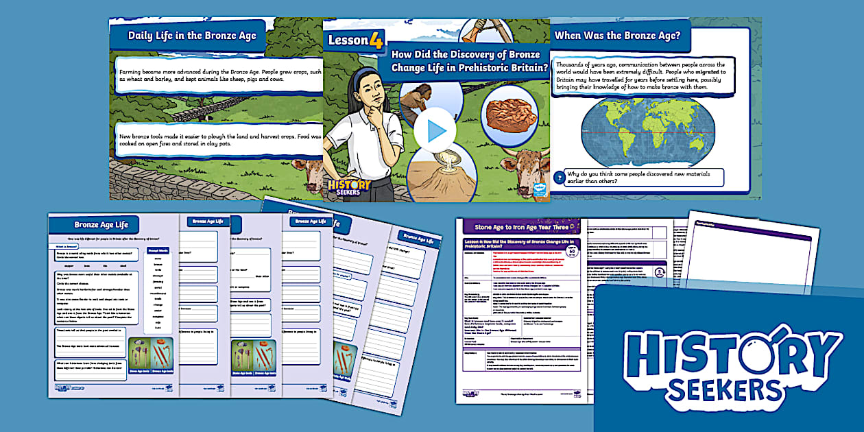 History Seekers: LKS2: Stone Age - Iron Age: Lesson 4