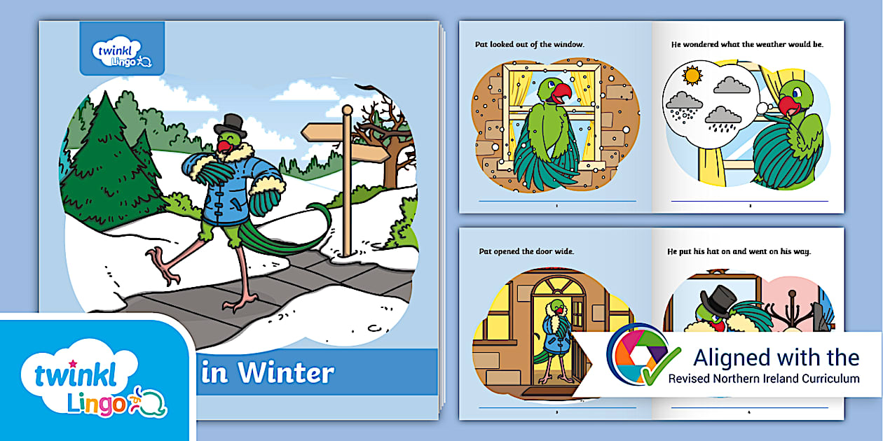 Pat in Winter Phase 2 'w/wh' Sound Story