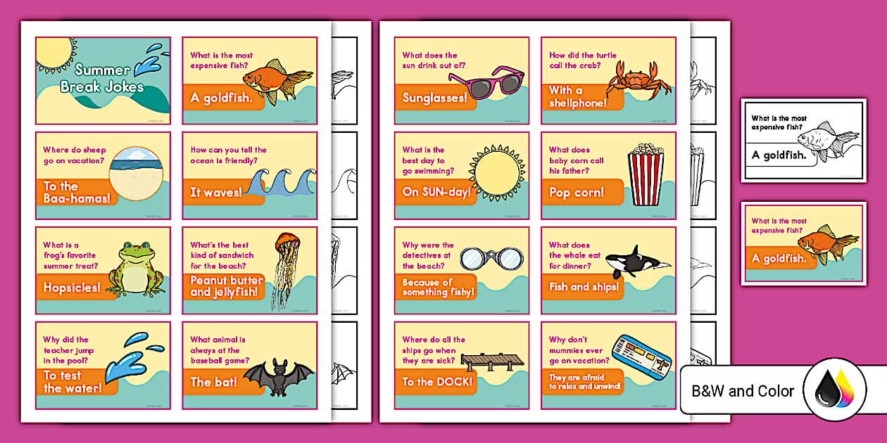 Summer Break Jokes | 1st Grade Resource | Twinkl USA