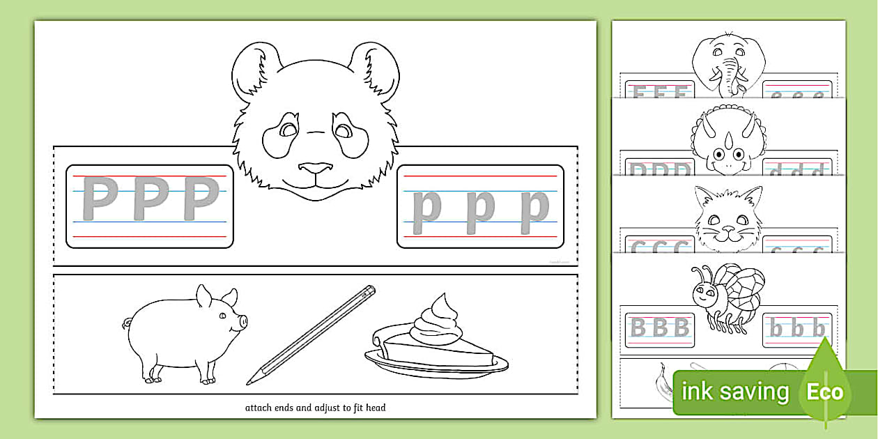 Alphabet Hats | Early Years | Twinkl Resources