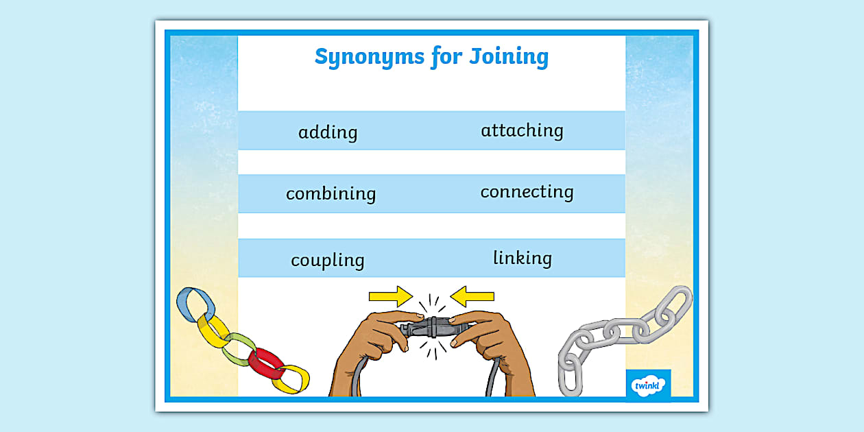 Other Words for Joining Word Mat (teacher made) - Twinkl