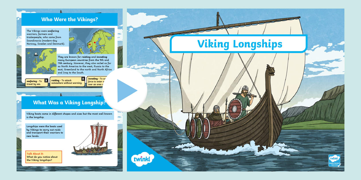 Viking Longships PowerPoint (Hecho por educadores) - Twinkl