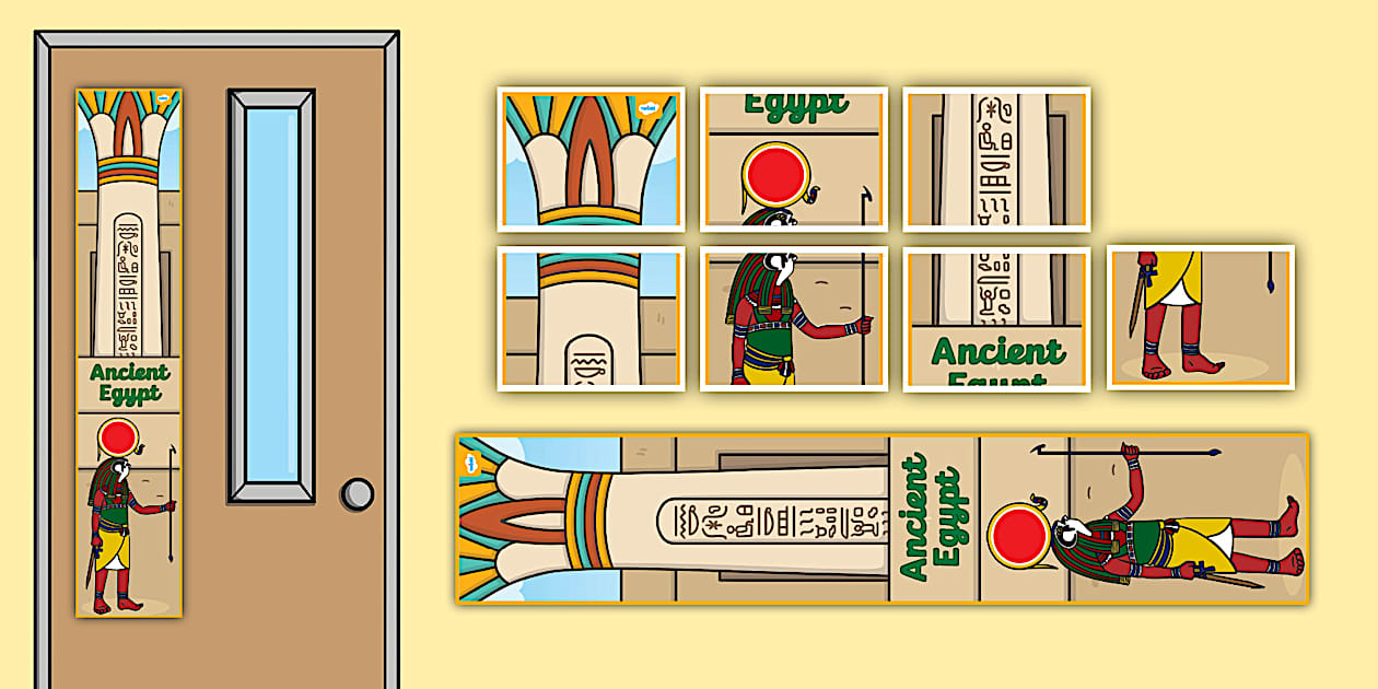 Ancient Egypt Door Decoration (Lehrer gemacht) - Twinkl