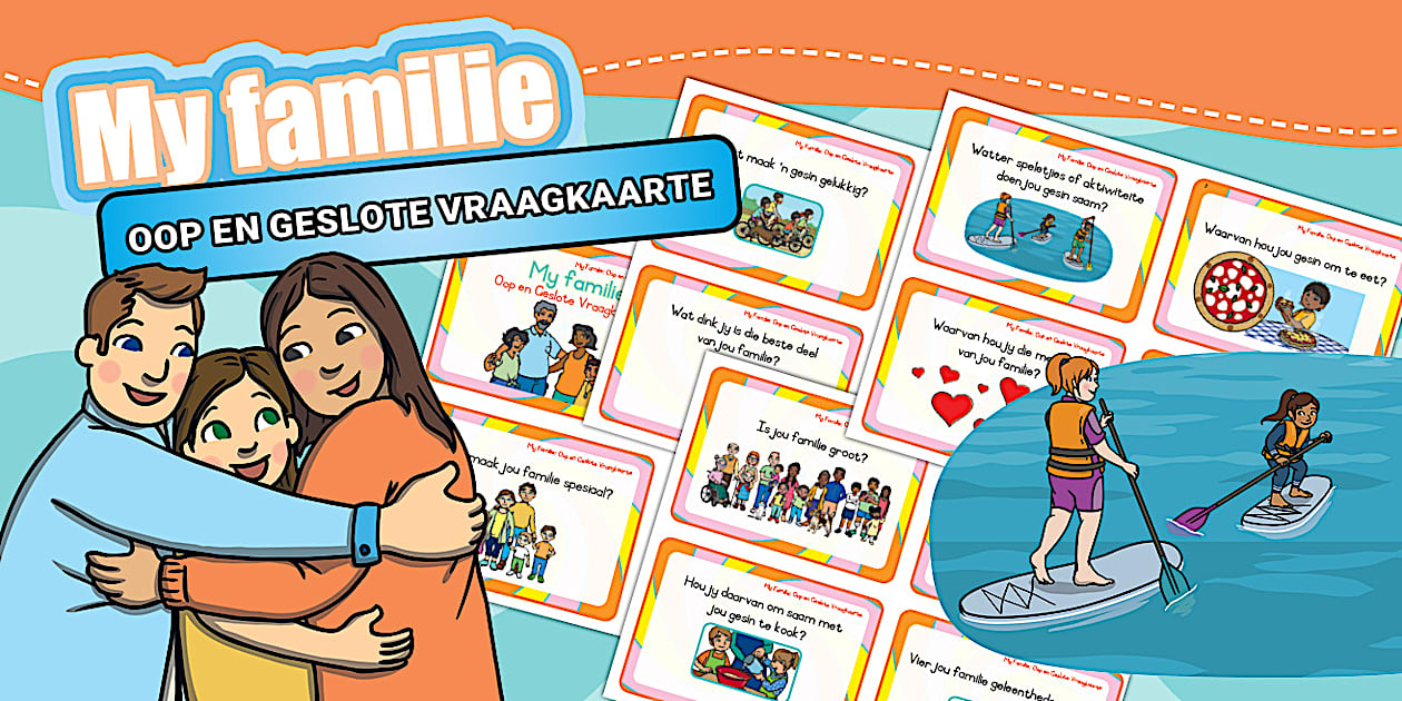 Voorskool - My Familie - Oop en Geslote Vrae