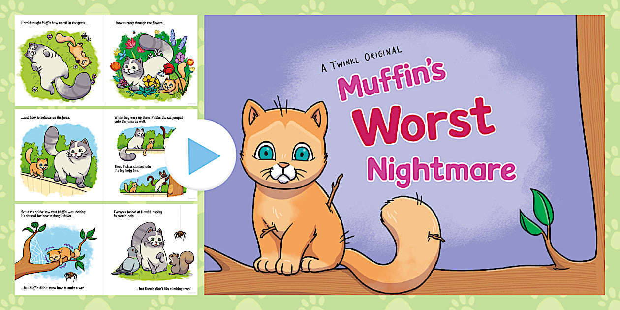 Muffin's Worst Nightmare Story PowerPoint (Teacher-Made)