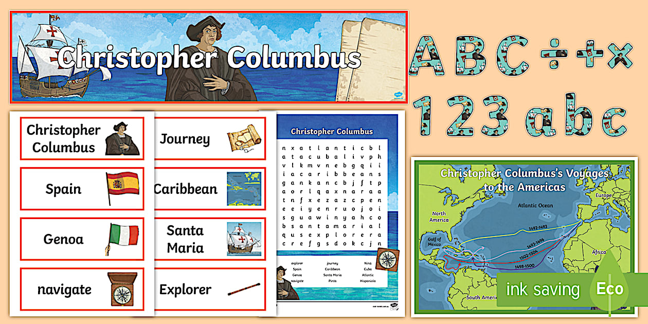 Christopher Columbus Activity Pack