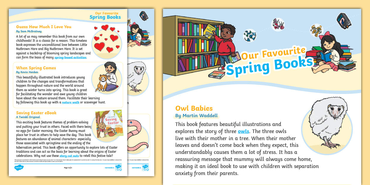 Our Favourite Spring Books (teacher made) - Twinkl