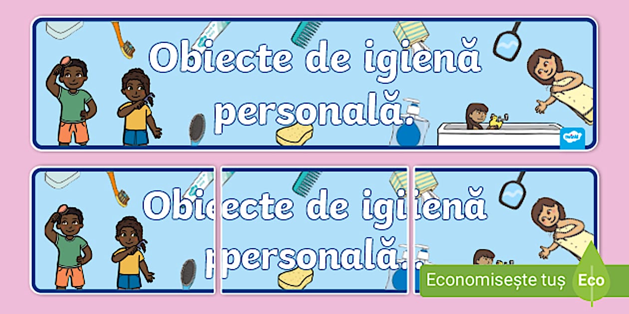 Obiecte de igienă personală – Banner