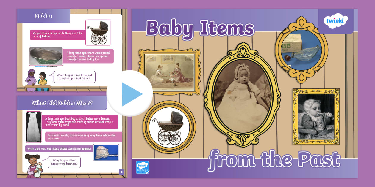 Baby Items from the Past PowerPoint | Twinkl (teacher made)